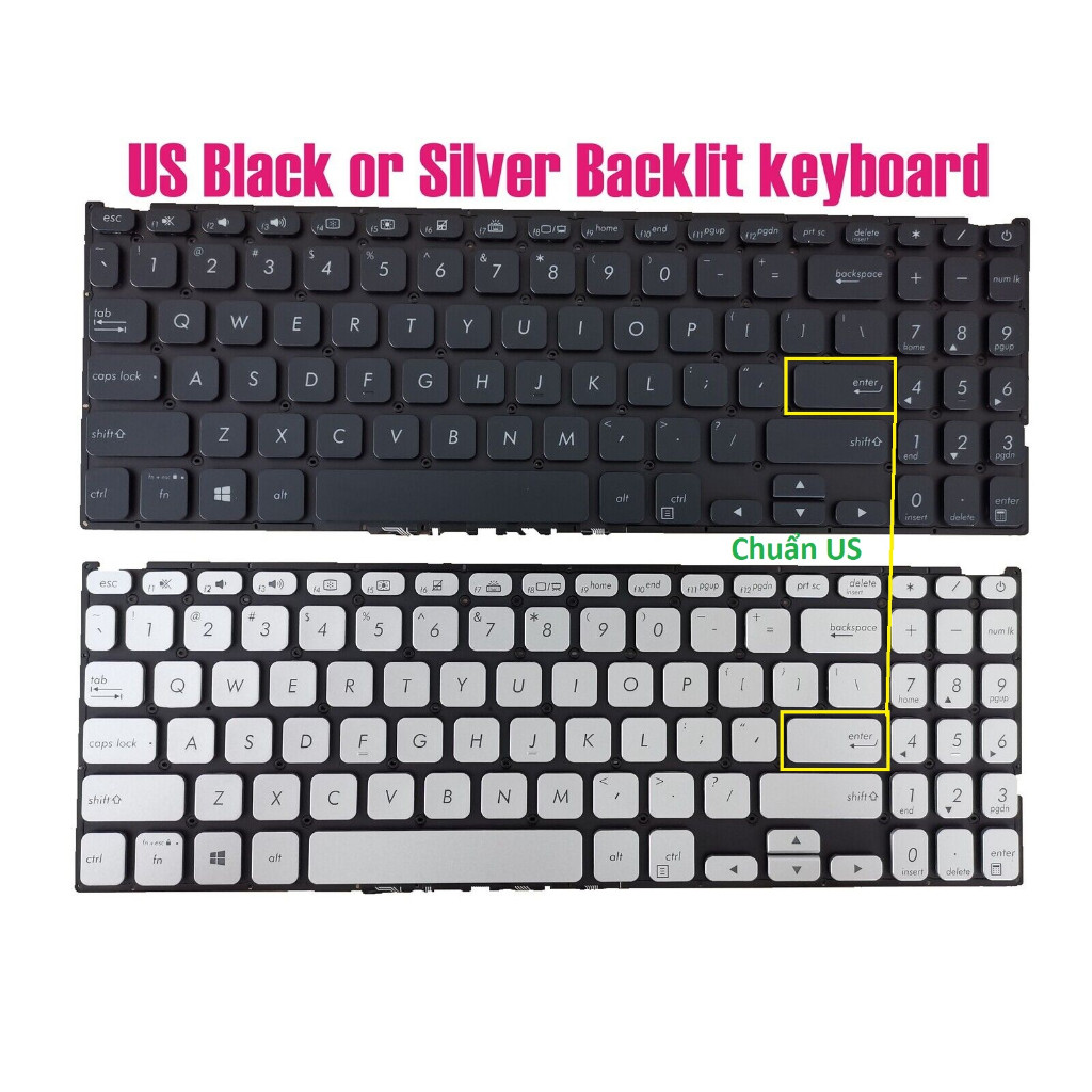 Bàn phím laptop Asus Vivobook A512F A512D A512U S512F S512J S512D A512F ...
