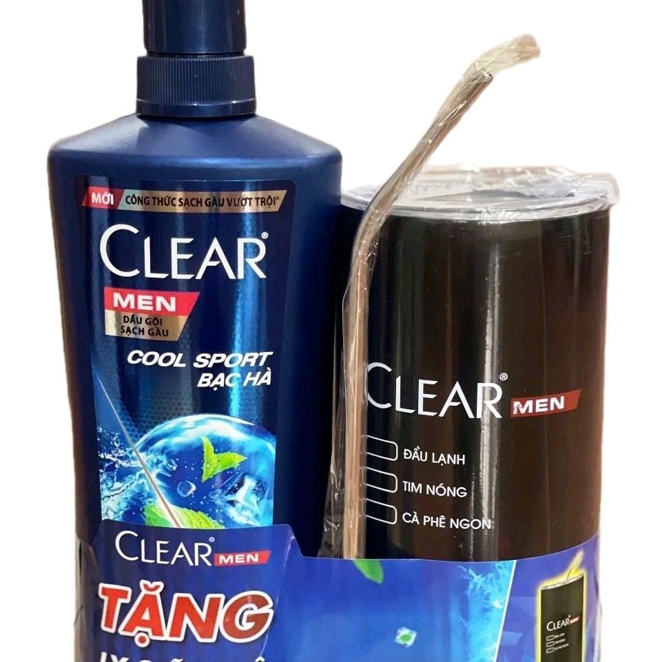 MUA 1 TẶNG 1 - DẦU GỘI CLEAR MEN CHAI TO 630G TẶNG LY GIỮ NHIỆT RẤT XỊN ...