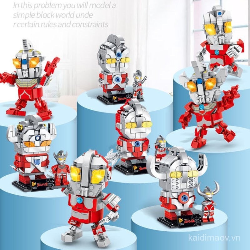 Tương thích với Lego Serotello thế hệ đầu tiên Tiga Ace Saiwen Ultraman ...