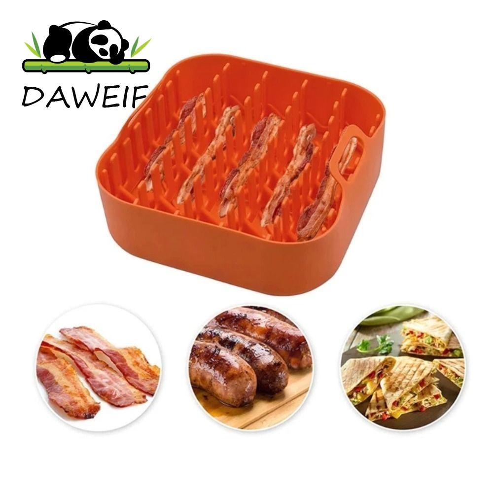 Daweif Air Fryer Bacon Rack, Khay đựng thịt xông khói vuông bằng ...