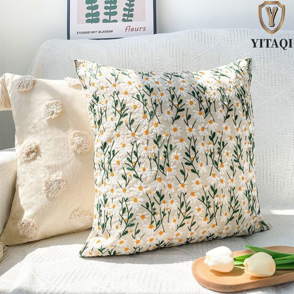 Vỏ gối thêu hoa kiểu INS Sofa / Giường có thể tháo rời | Shopee Việt Nam