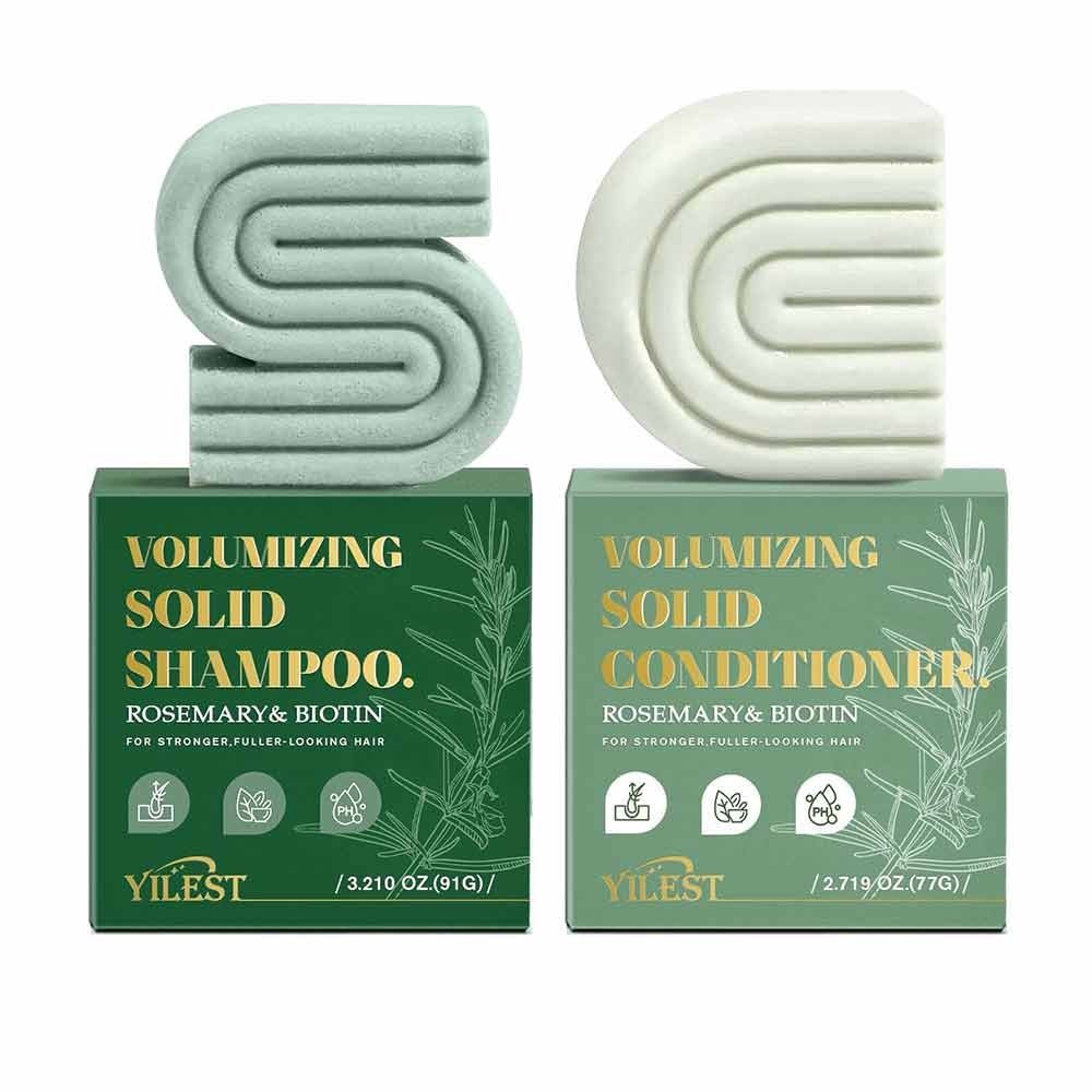 Shampoo Bar & Conditioner ditioner Set with Rice Water – Solid Bar Shampoo and Conditioner ...