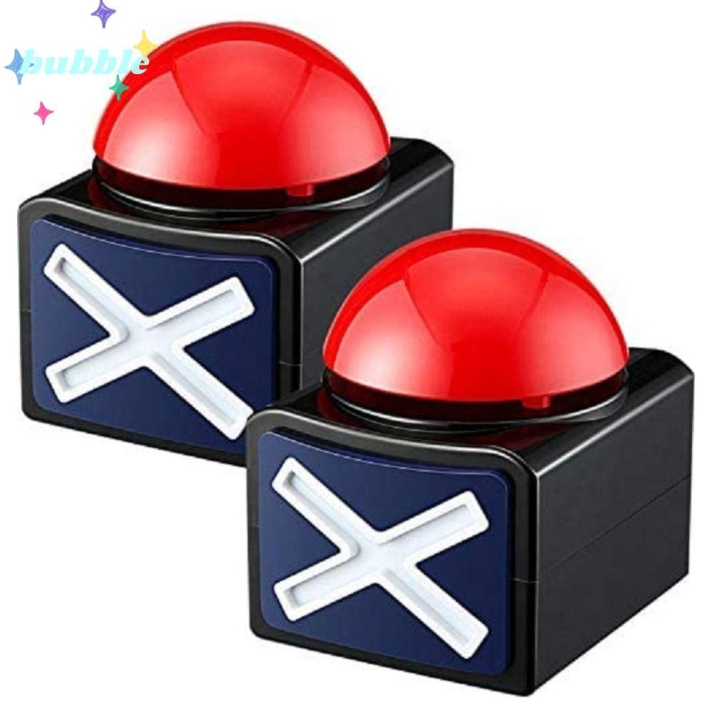 Buble Game Answer Buzzer, Trivia Quiz ABS Red Game Buzzer, Sounding Toy ...