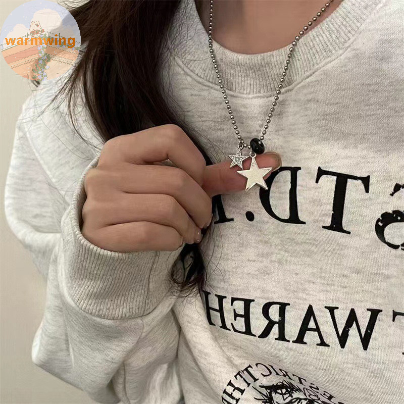 Warmwing Tối Giản Niche Đa Năng Năm Cánh Ngôi Sao Vòng Cổ Nữ Vintage Dây Chuyền Thời Trang Thẩm ...
