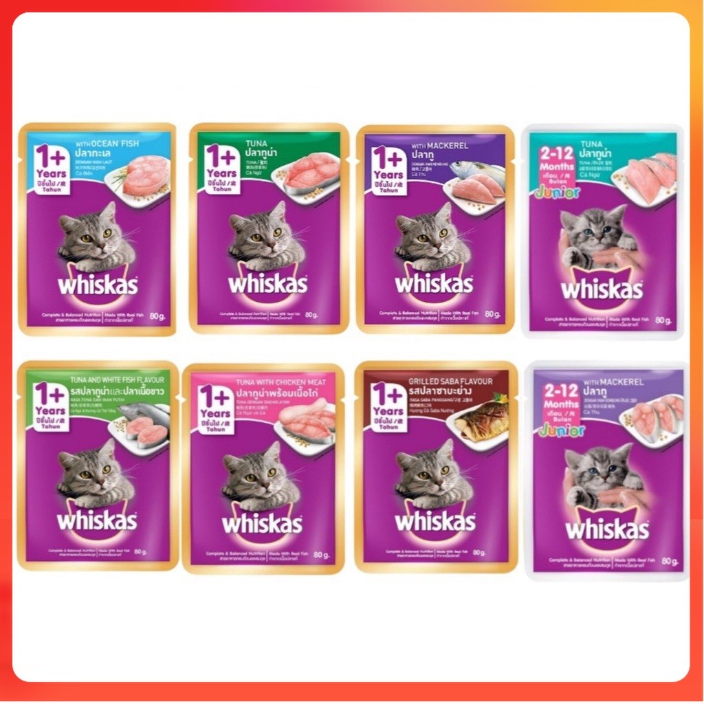 Pate whiskas 80gr cho mèo con và mèo lớn - Milky Pet | Shopee Việt Nam
