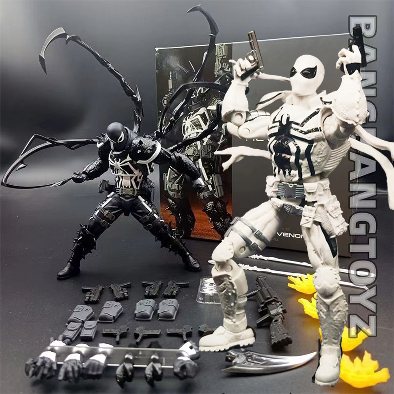 Marvel Agent Venom Anti Venom SHF Carnage Nhân vật hành động Khớp di ...