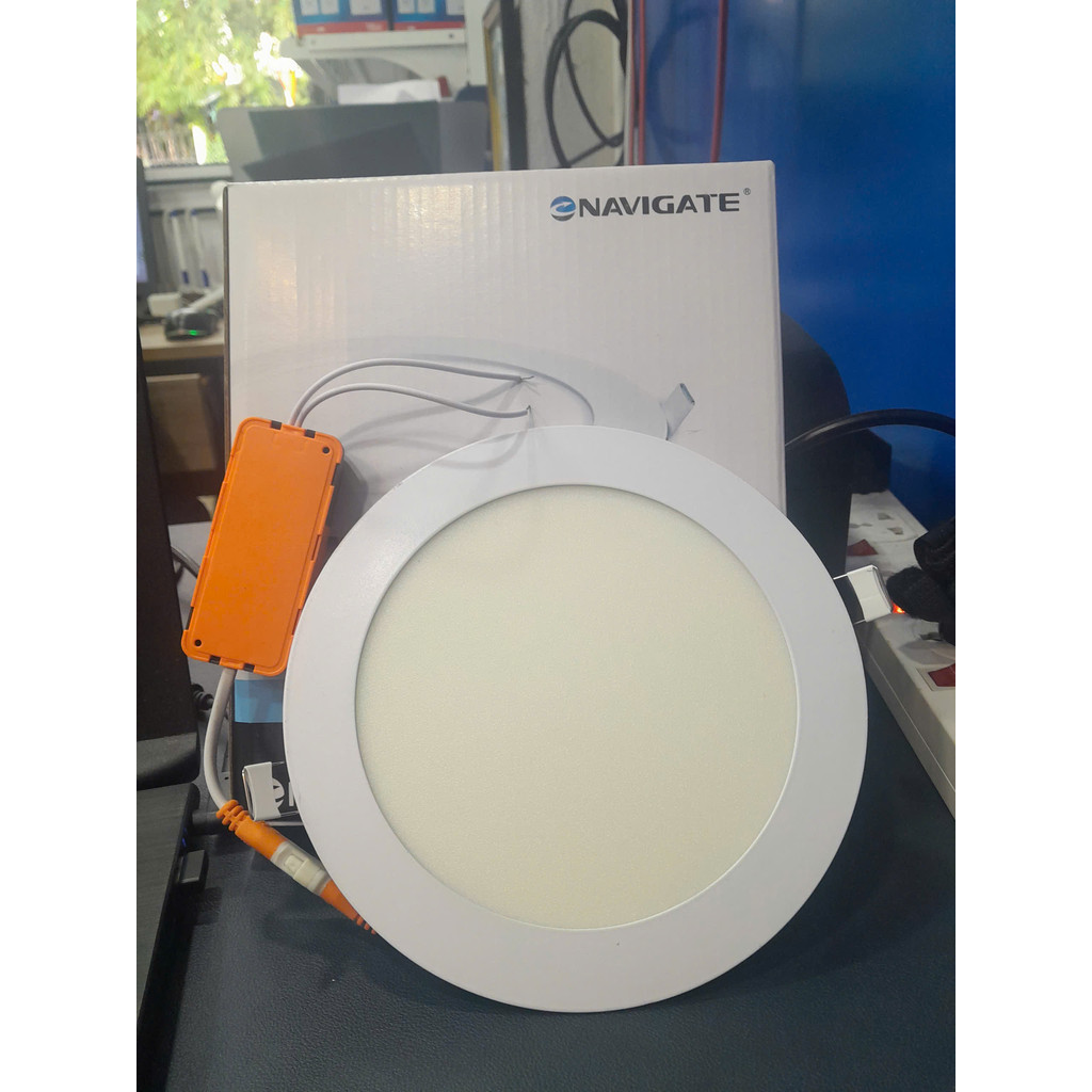 (Chính Hãng) Đèn Led Panel Light âm trần tròn Navigate 12W ánh sáng ...