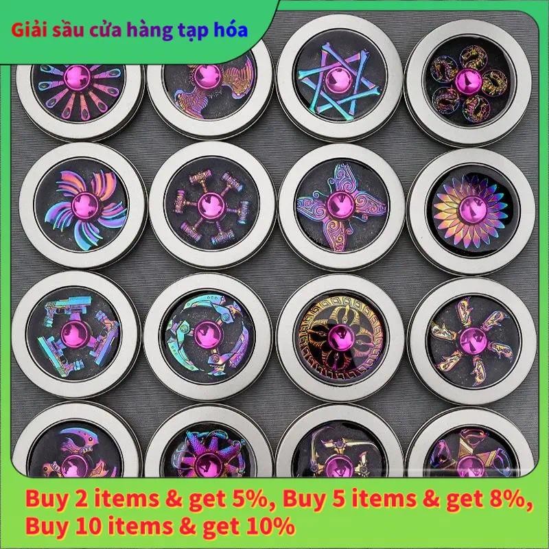 (+Hộp đựng)SPINER BẰNG KIM LOẠI-Con Quay Đồ Chơi Fidget Spinner Bằng ...