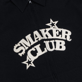 [SMAKER] Sơ mi vải kaki màu đen - RAW SMAKER KHAKI BOXY SHIRT IN BLACK ...