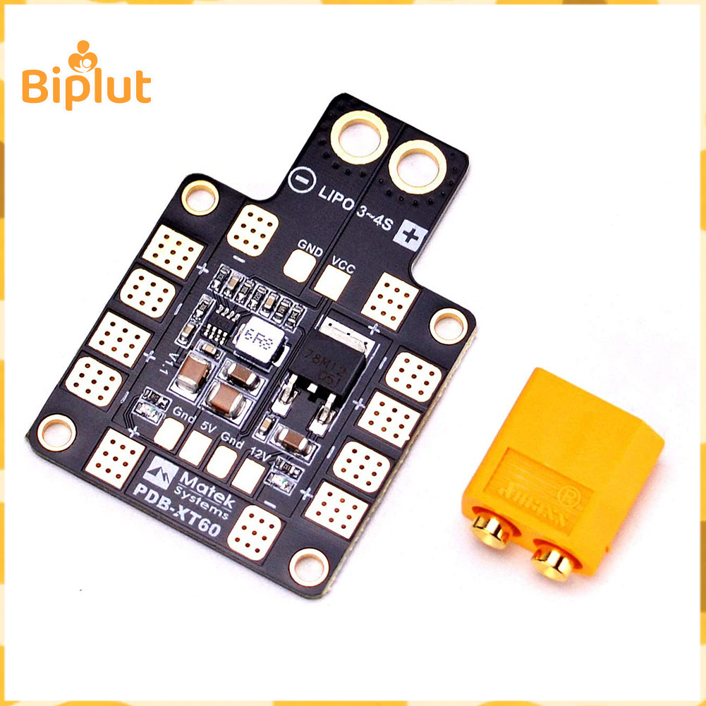 Bảng phân phối điện đầu ra Biplut PDB-XT60 Dual BEC 5V / 2A 12V / 05A cho Multicopter | Shopee ...