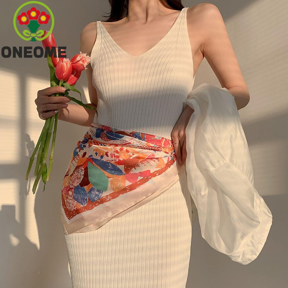 ONEOME Khăn Lụa Retro Sang Trọng Chống Nắng, Phù Hợp Đi Biển | Shopee ...