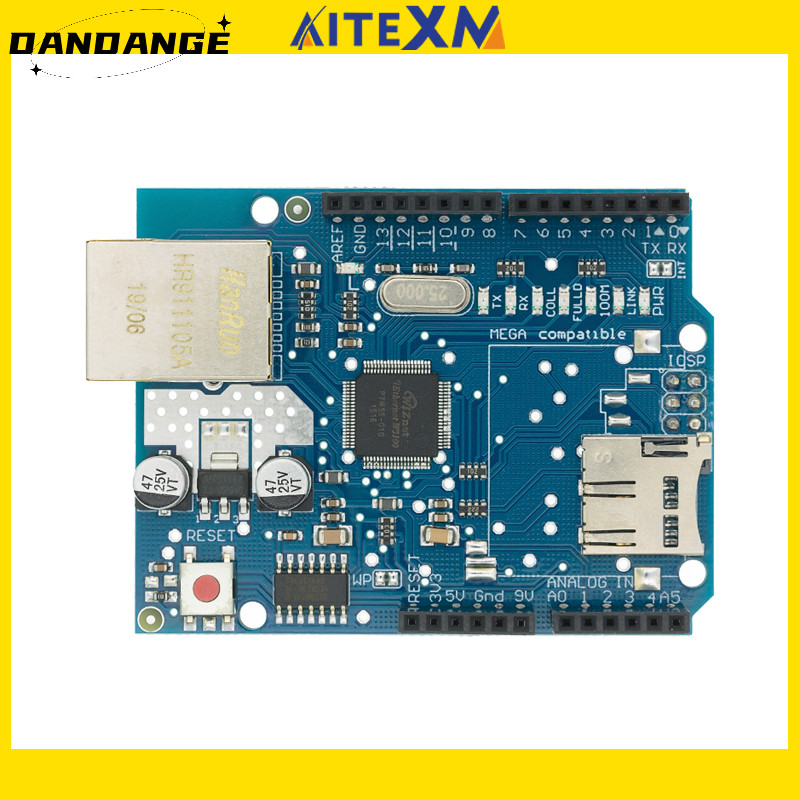Bo Mạch Phát Triển Ethernet Shield W5100 R3 UNO Mega 2560 1280 328 UNO R3 W5100 Dành Cho arduino ...