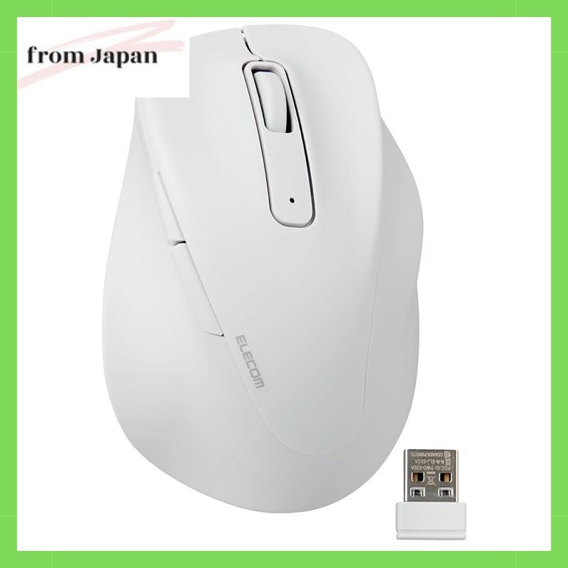 ELECOM Mouse Wireless Mouse EX-G 2.4GHz Silent L Size 5-Button ...