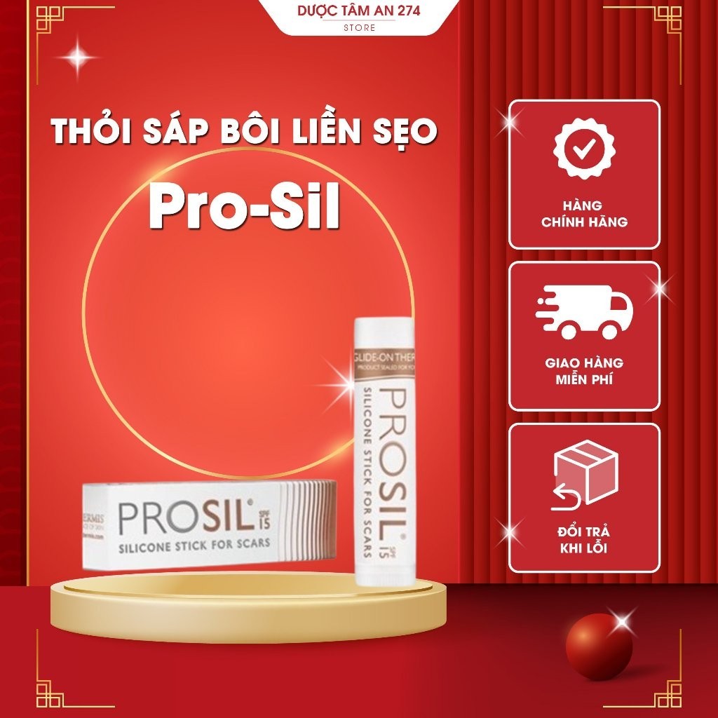 {Chính Hãng} Thỏi Sáp Bôi Liền Sẹo Thâm ProSil 4,25g SPF 15+, Biodermis | Shopee Việt Nam