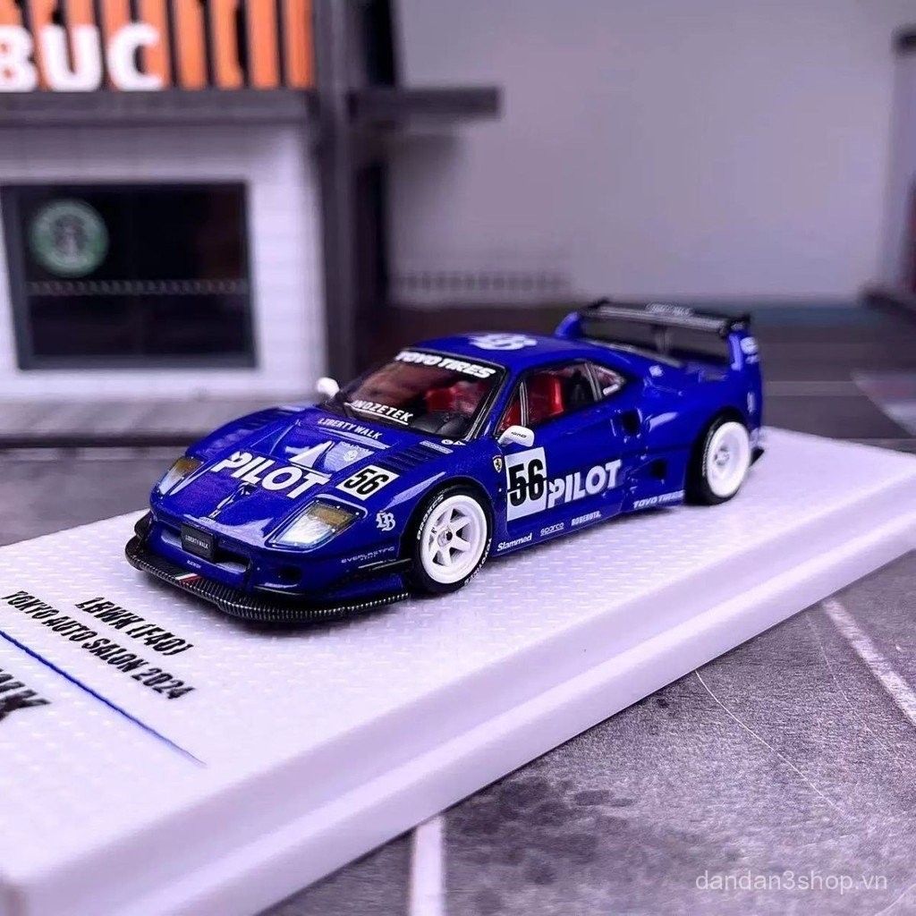 INNO 1/64 Ferrari F40 LBWK siêu xe mô hình xe hợp kim 2024 Tokyo Motor ...