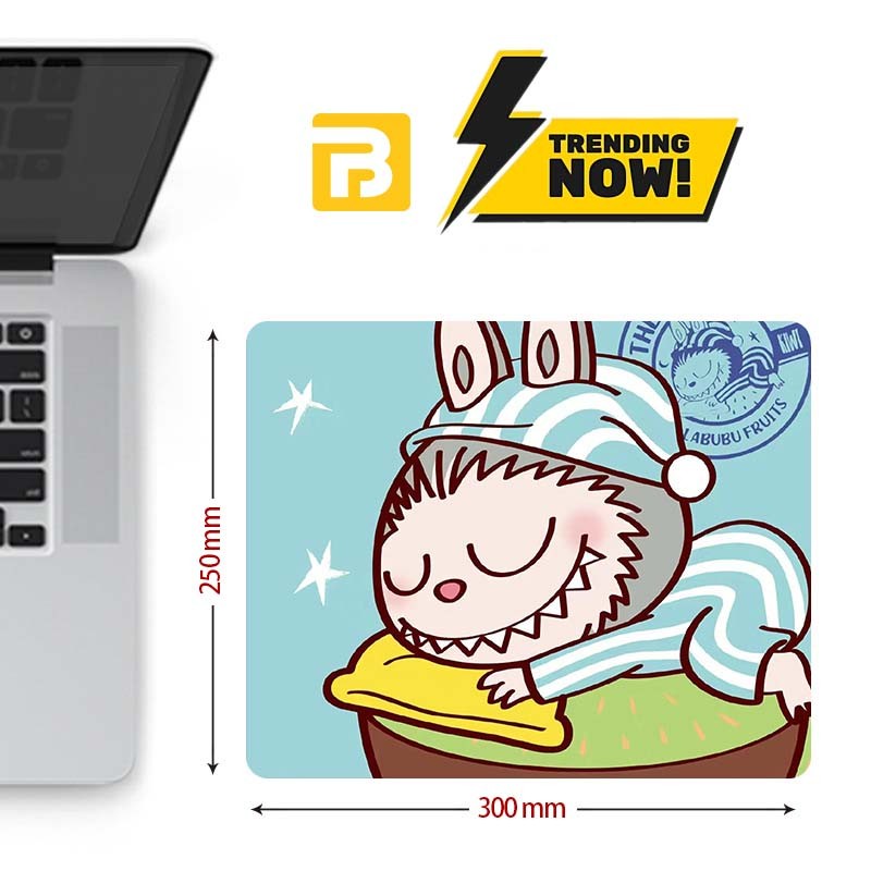 Tấm Lót Chuột Labubu 2024 – Hoạ Tiết HotTrend, Chống Trơn Trượt, Kích Thước 300x250x3mm | Shopee ...