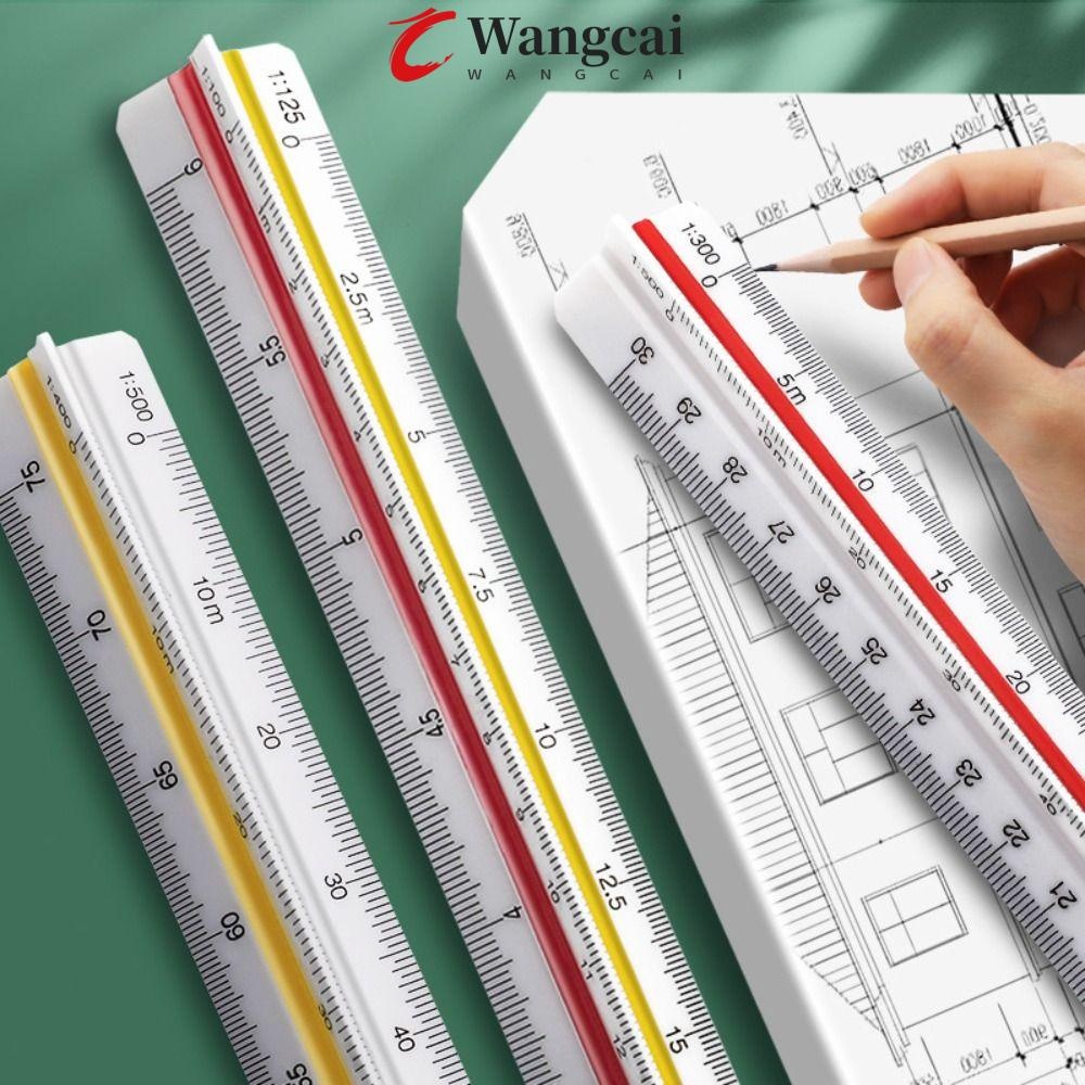 Wangcai Thước Cân Hình Tam Giác, Thước Vẽ Kỹ Thuật 30cm, Thước Vẽ Đa ...