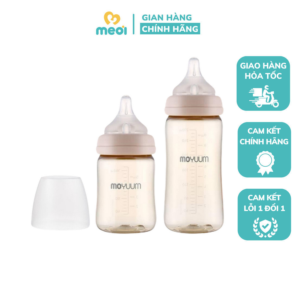 Bình sữa Moyuum cao cấp nhựa PPSU 170ml/270ml | Shopee Việt Nam