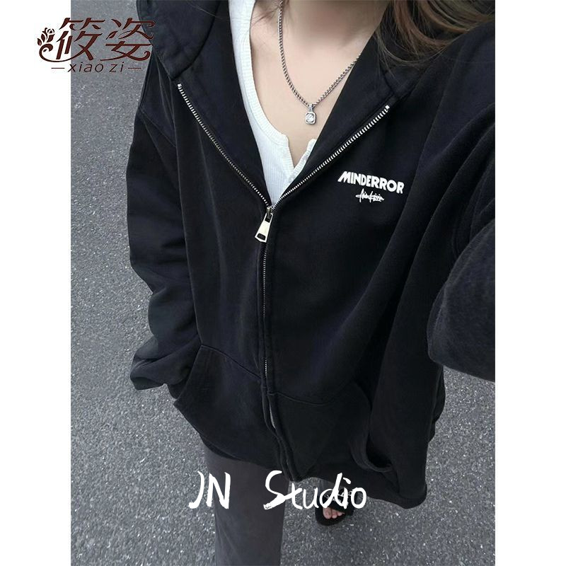 JN Studio Áo Khoác hoodie áo khoác nữ zip hoodie comfortable Fashion ...