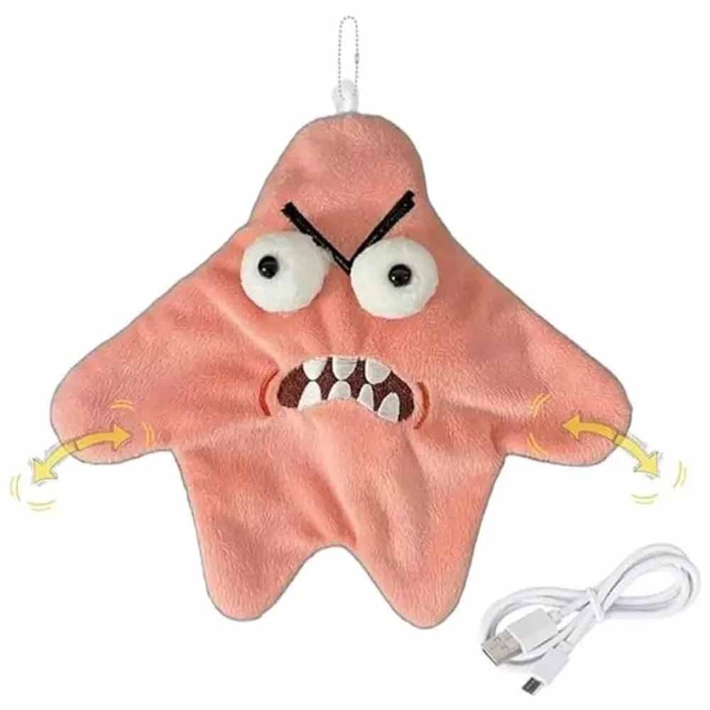 Mad Patrick Touch My Patrick Angry Starfish Fierce funny plush toy ...