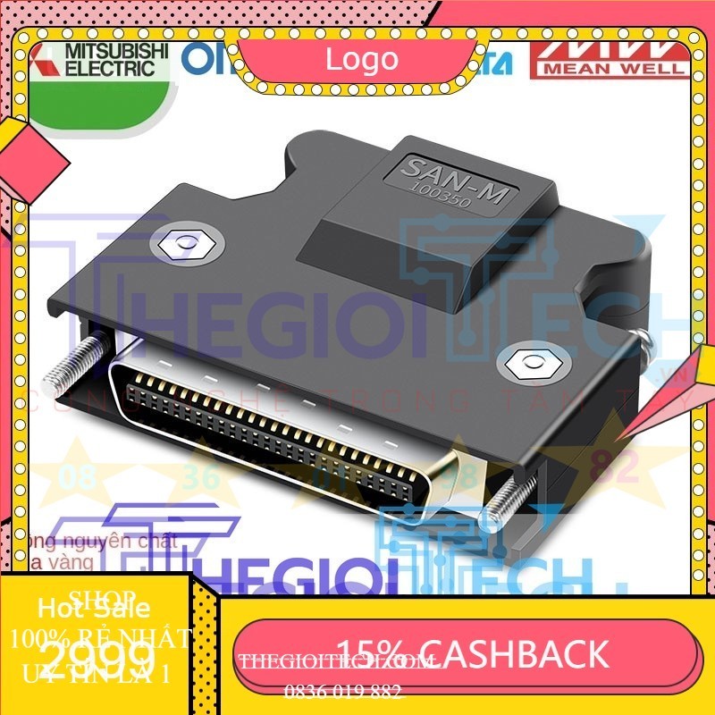 Đầu nối, Jack điều khiển Servo SCSI 14 20 26 36 50 PIN 68P SM-6P đực SM-6E, hàn chân mạ vàng cho ...