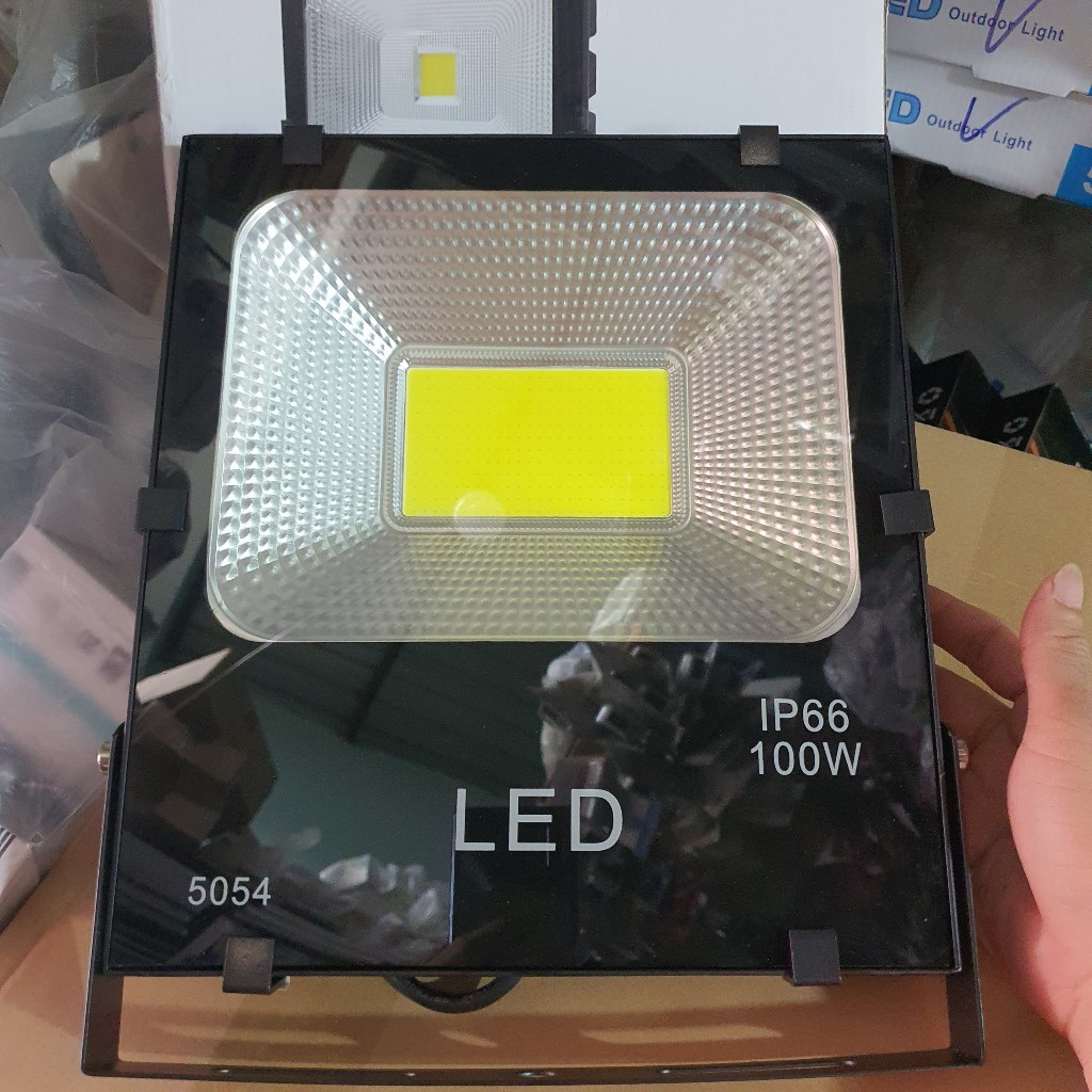 Đèn Pha led 5054 IP66/IP65 50W/100W/200W Sáng Trắng 6500k - Đèn COB ...