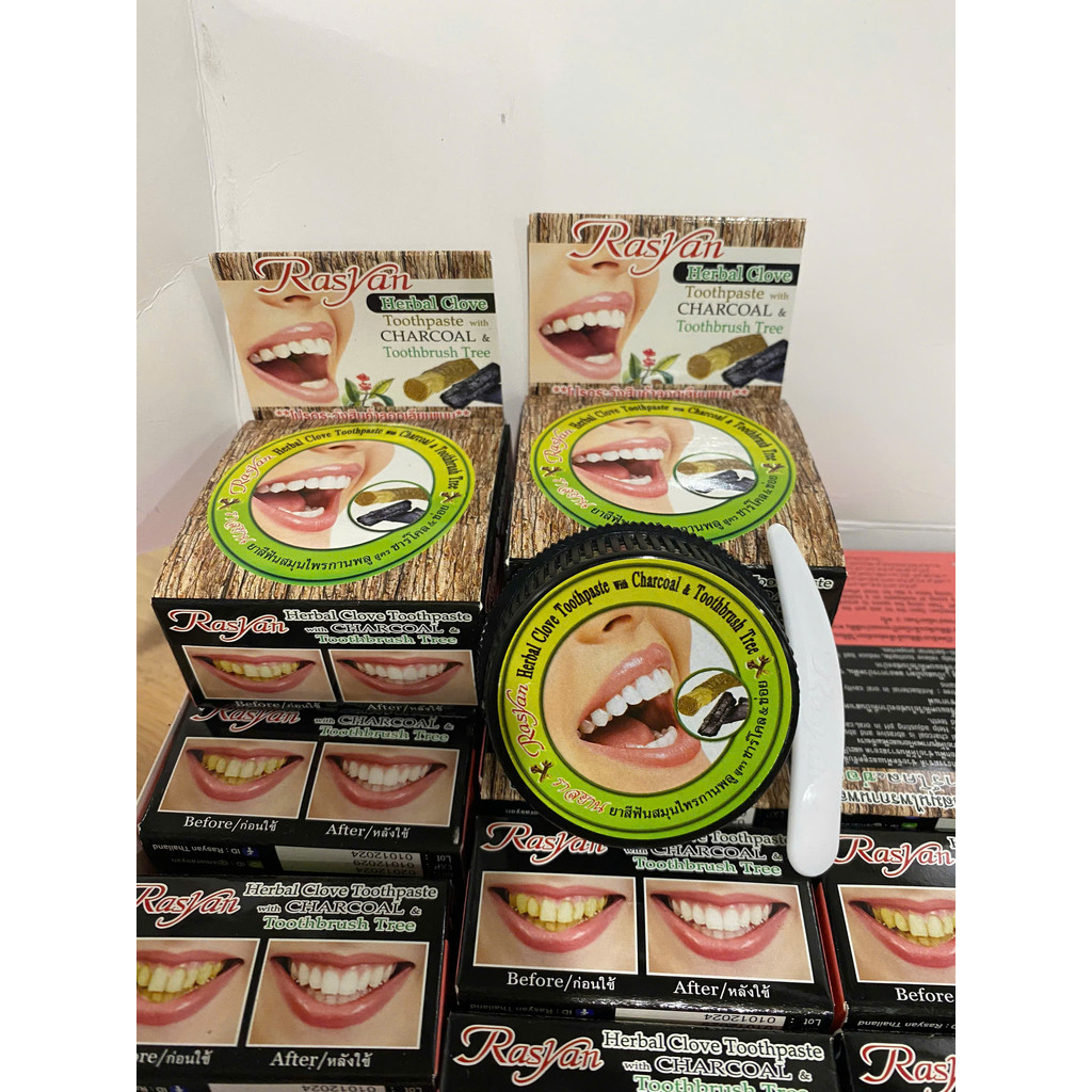 Kem tẩy trắng răng Rasyan than tre 25g Thái Lan M25 | Shopee Việt Nam