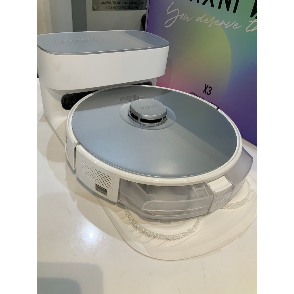 [ Bản Quốc Tế ] Robot Hút Bụi Lau Xoay INXNI X3, Điều hướng Lidar LDS – Lau nhà chuyên sâu ...