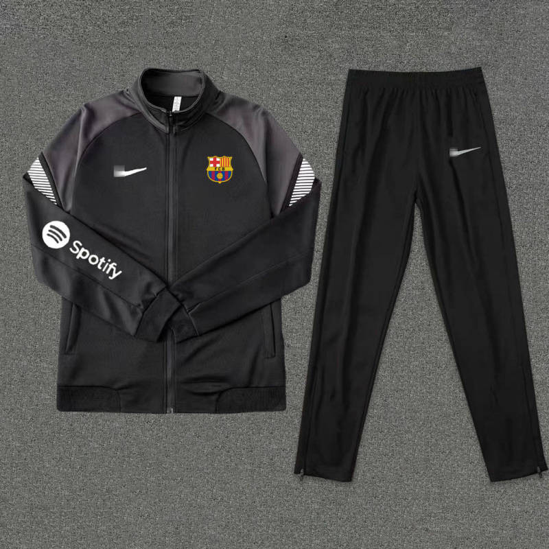Barcelona Zipper Coat Football Training Suit Suit Autumn Outdoor ...