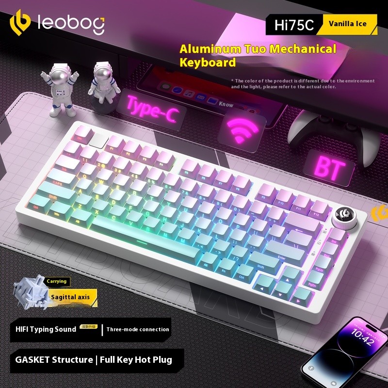 Leobog Hi75c Mechanical Keyboard Customized Hot Swappable Wireless ...