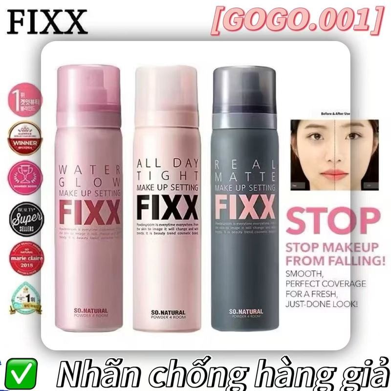 Xịt Khoá Nền Makeup So Natural All Day Tight Make Up Setting Fixx 75ml | Shopee Việt Nam