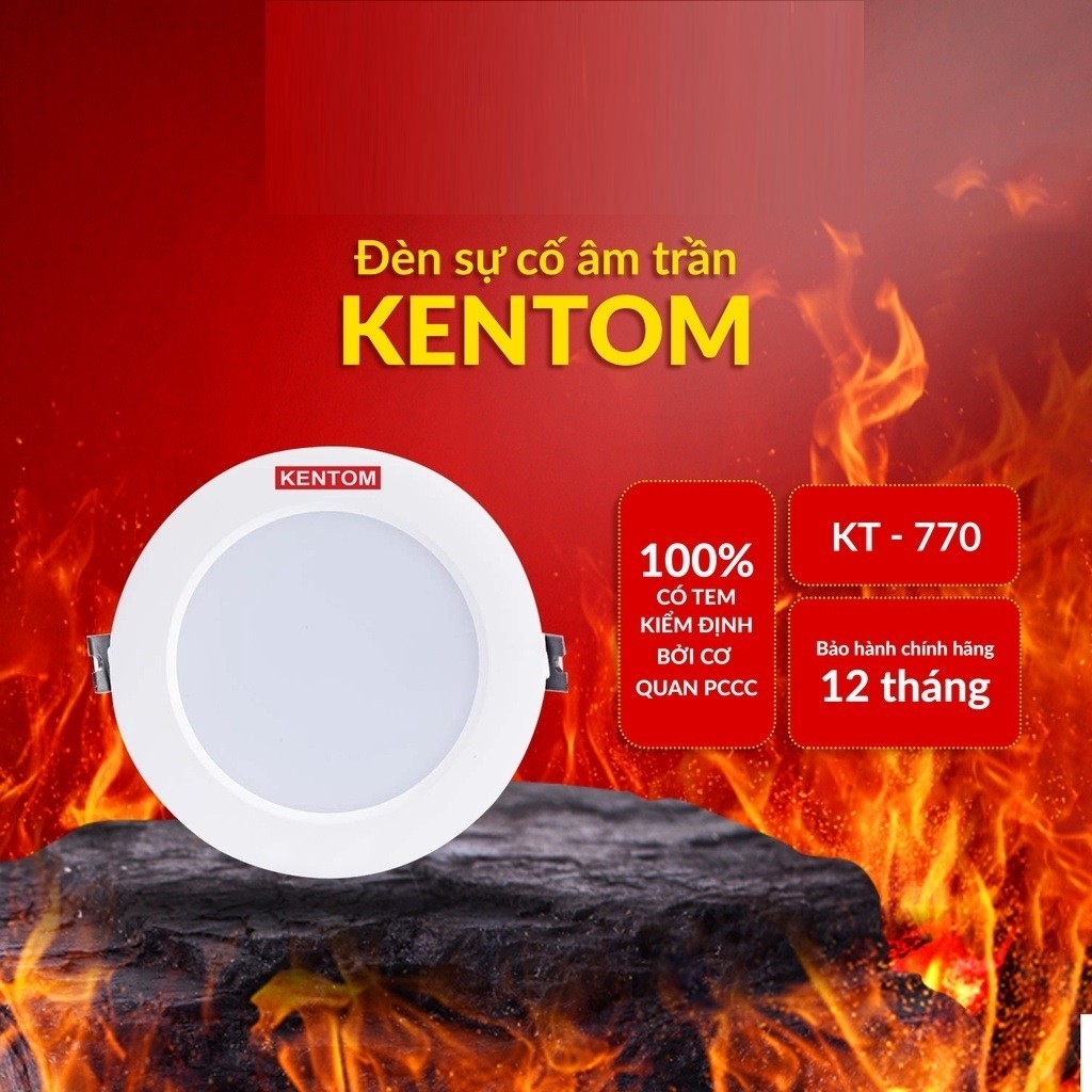 Đèn Sự Cố Âm Trần KENTOM KT-770 | Shopee Việt Nam