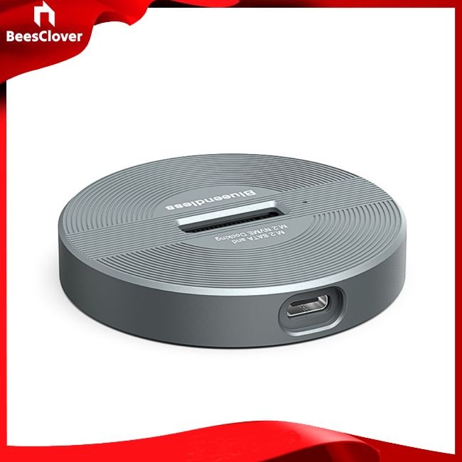 Beesclover M.2 SSD Vỏ NVME SATA Giao thức kép SSD sang USB C Adapter Truyền nhanh Ổ cứng thể rắn ...