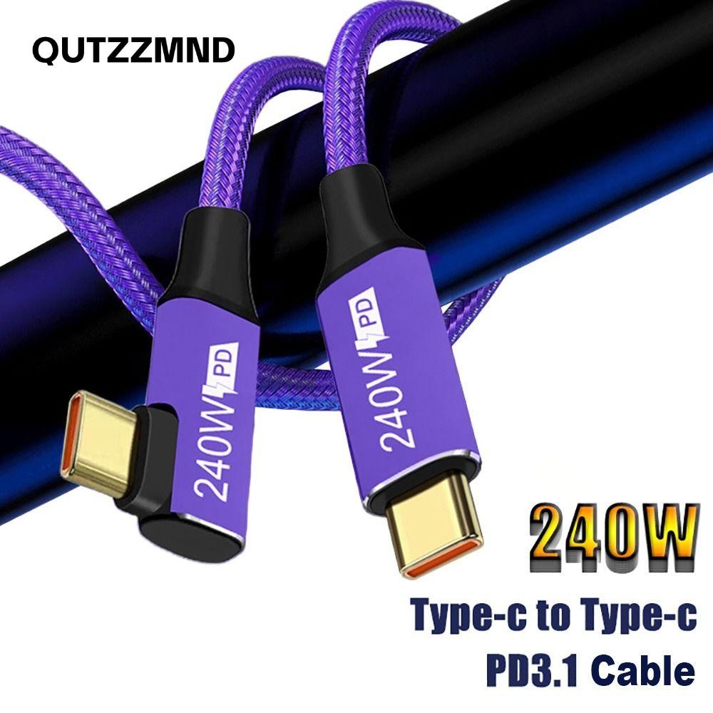 Cáp sạc nhanh USB-C, Dây dữ liệu Type-C 48V 5A QC 4.0, Chip EMAKER tốc ...