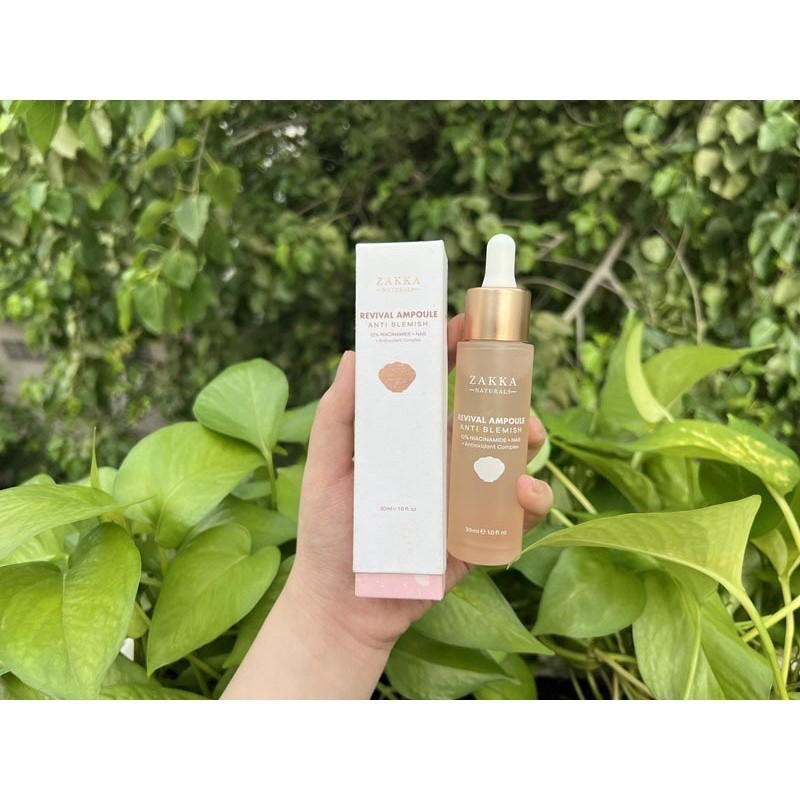 Serum B3 Zakka Naturals Revival Ampoule Anti Blemish 10% Niacinamide ...