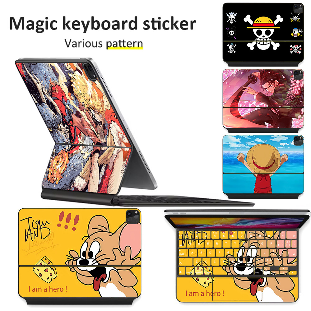 For Magic Keyboard Sticker For Apple iapd Pro 11 2024 12.9 Inch 2024 ...