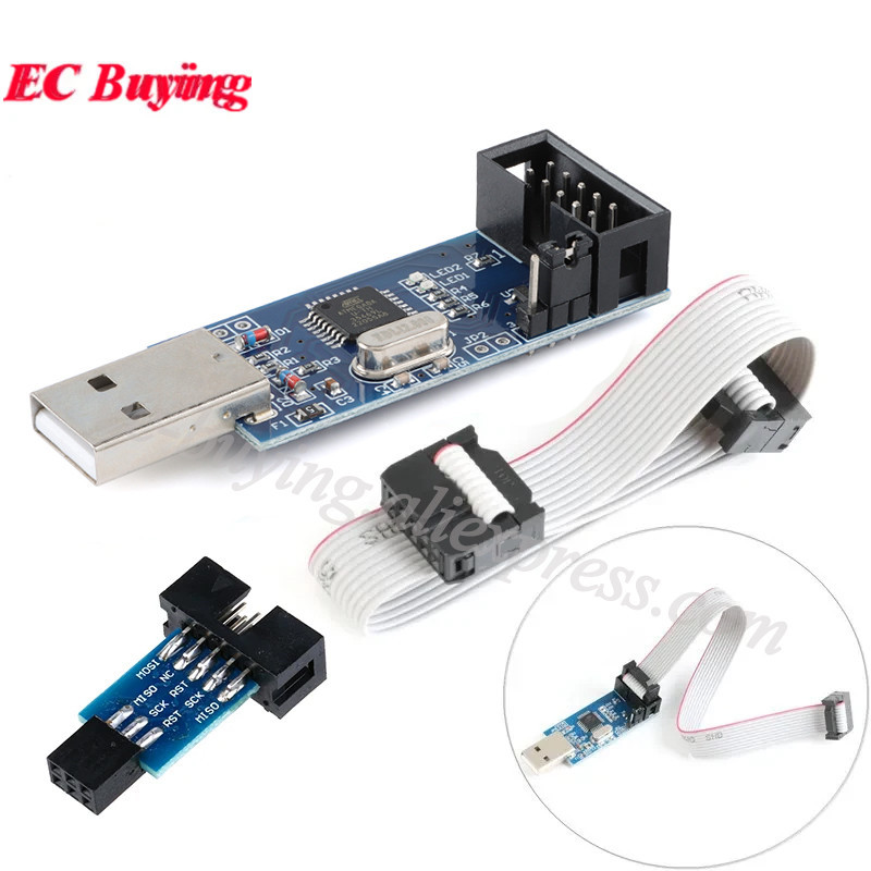Usbasp USBISP AVR Lập trình viên USB ISP USB ASP ATMEGA8 ATMEGA128 Hỗ trợ Win7 Win8 Win8.1 32 / ...
