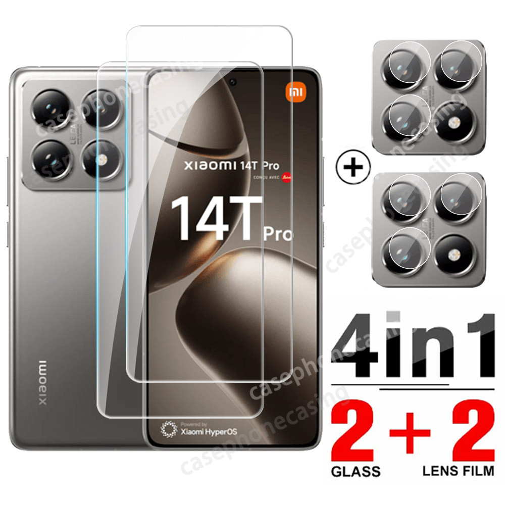 Phim Kính Cường Lực 4in1 Cho Xiaomi 14T Pro Mi14T 5G 2024 Bảo Vệ Camera ...
