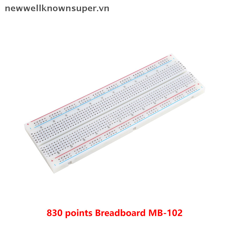 Mới DIY MB-102 Solderless Breadboard 830 Lỗ cắm Đa năng Prototypeping ...