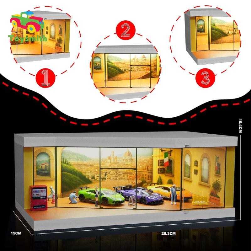 Toysmith Tỉ Lệ 1 / 64 Mô Hình Xe Ô Tô Hộp Bảo Quản City Street Diorama Cảnh Thu Nhỏ | Shopee ...