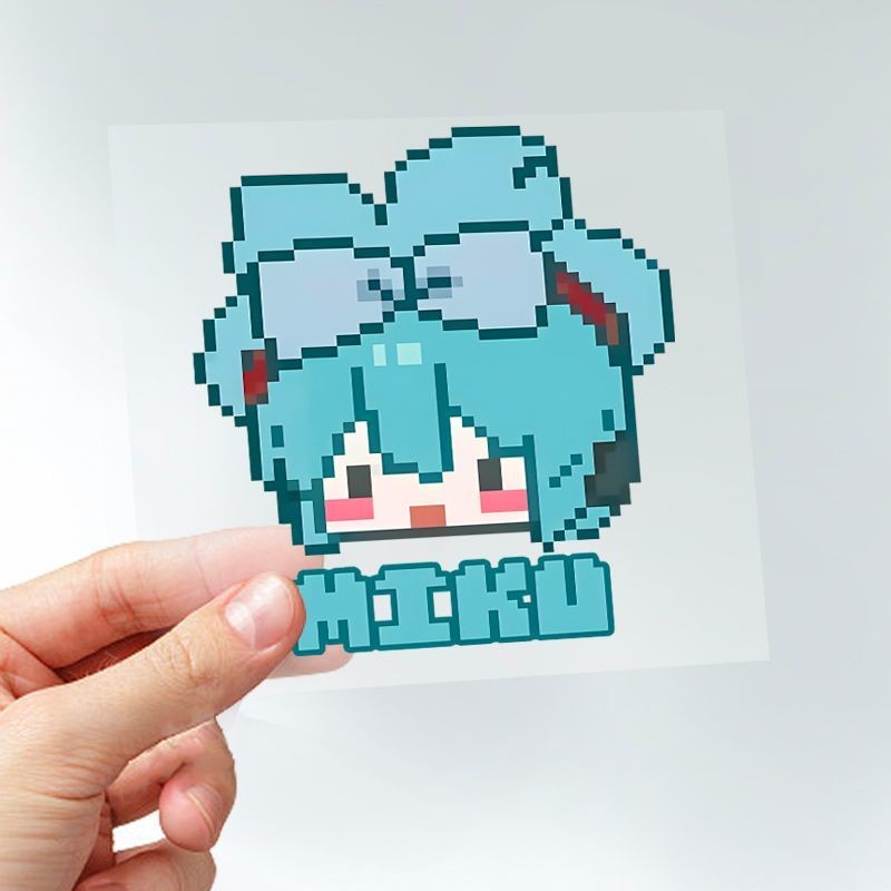 SGLink Phản Quang Miếng Dán Hatsune miku Pixel Style miku Anime Hai ...