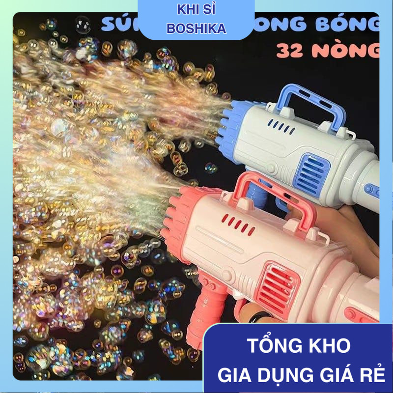 Súng Bắn Bong Bóng 32 Nòng máy tạo bong bóng 32 nòng giúp tạo rừng bong ...