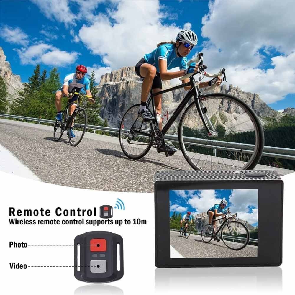 4K Sport Go Pro 170° Action Camera Ultra HD 20MP WiFi Waterproof Remote ...