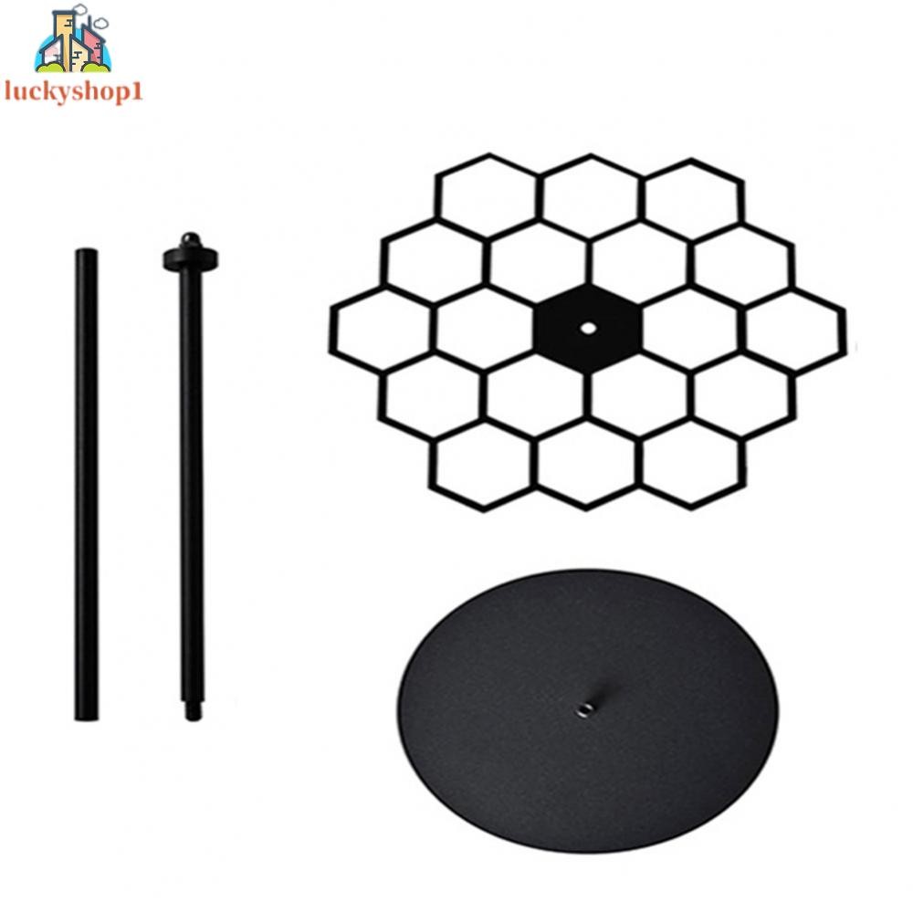 [Lck]Medal Display Stand 360-degree Rotating Design Hexagonal Platter ...