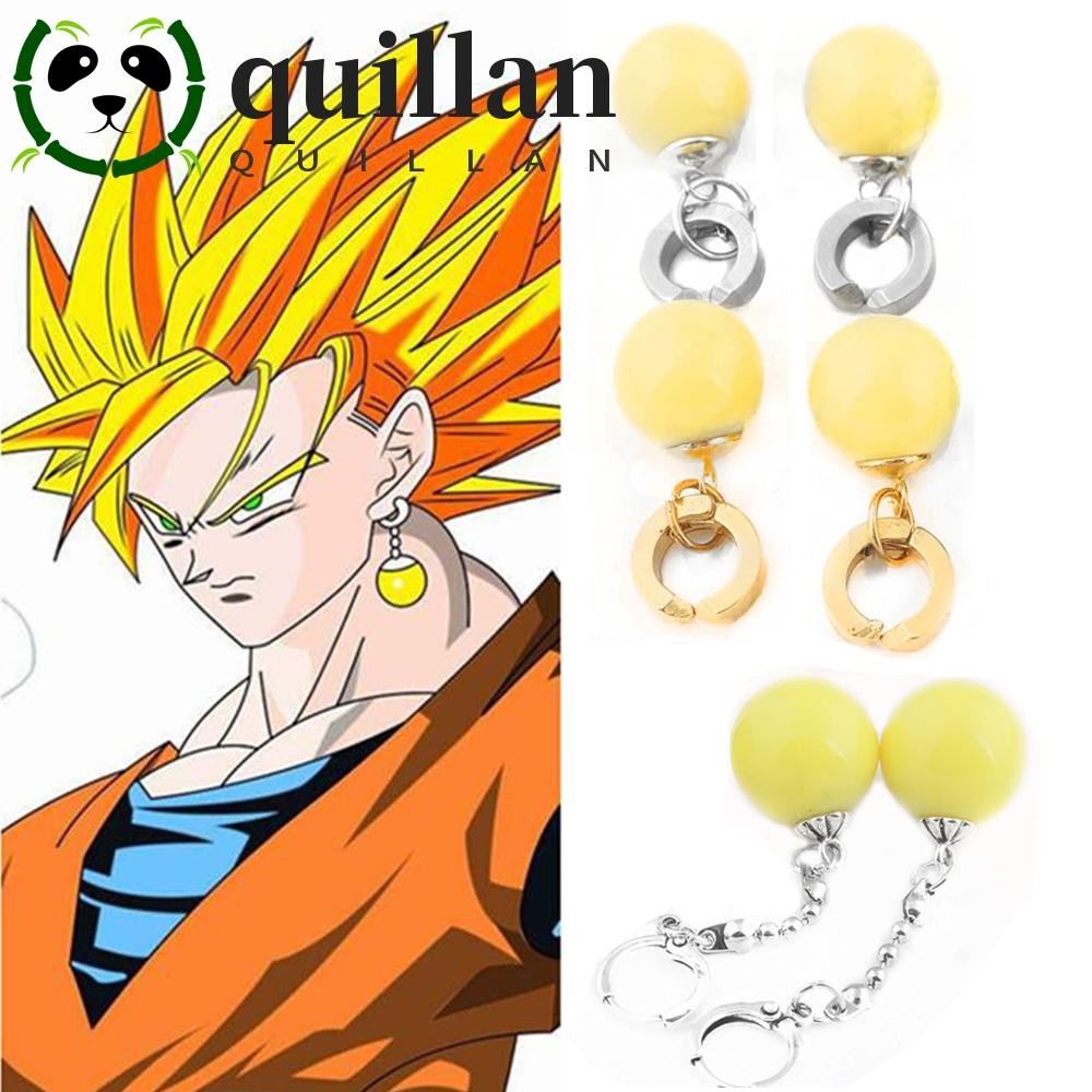 Quillan Cosplay Kẹp Bông Tai Xanh Unisex Takerlama Dragonball Đen Son ...
