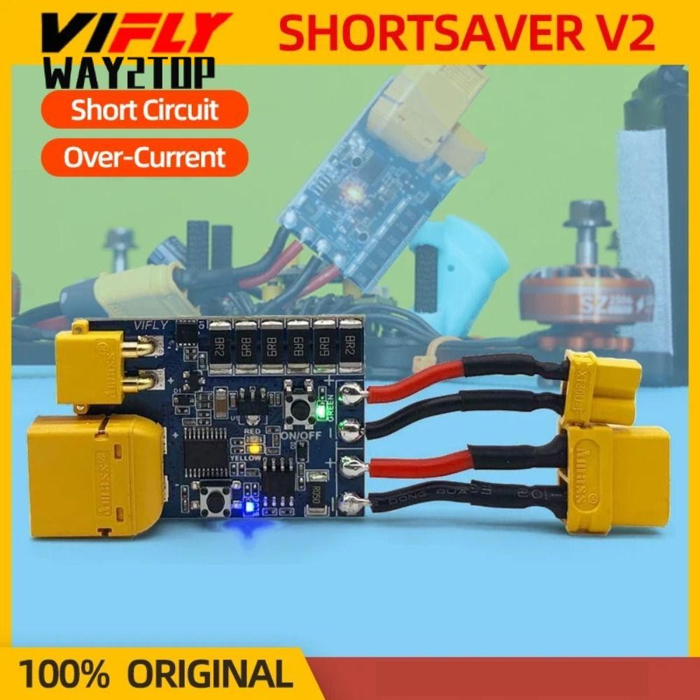 WAY2TOP ShortSaver 2, VIFLY Ngắn tuần hoàn quá mức 2-6S V2 Nút chặn khói, các bộ phận Công tắc ...