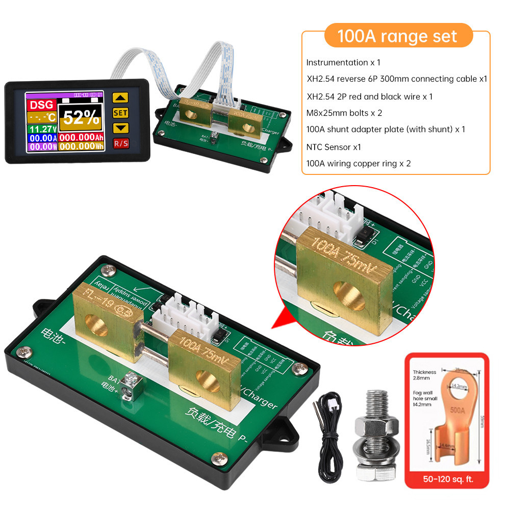 Diymore Màn Hình Màu 2.4 Inch Hiển Thị Điện Áp Dòng Điện Đồng Hồ Đo ...