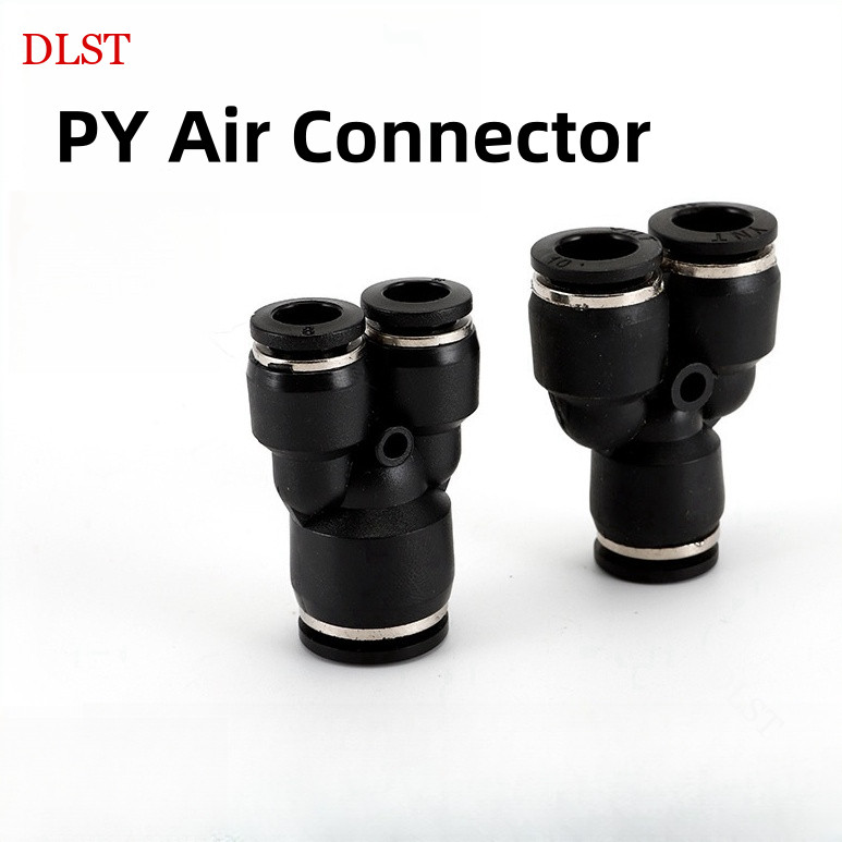Py Air Connector Trachea Connector Đầu nối nhanh Tee Connector Y Type ...