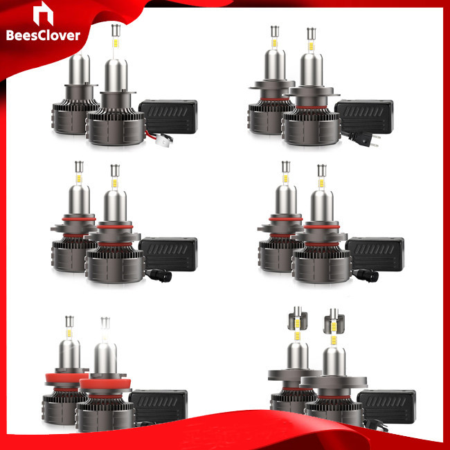 Bóng đèn LED BeesClover V14, Bóng đèn chiếu sáng 6000K 3800LM 500% sáng ...