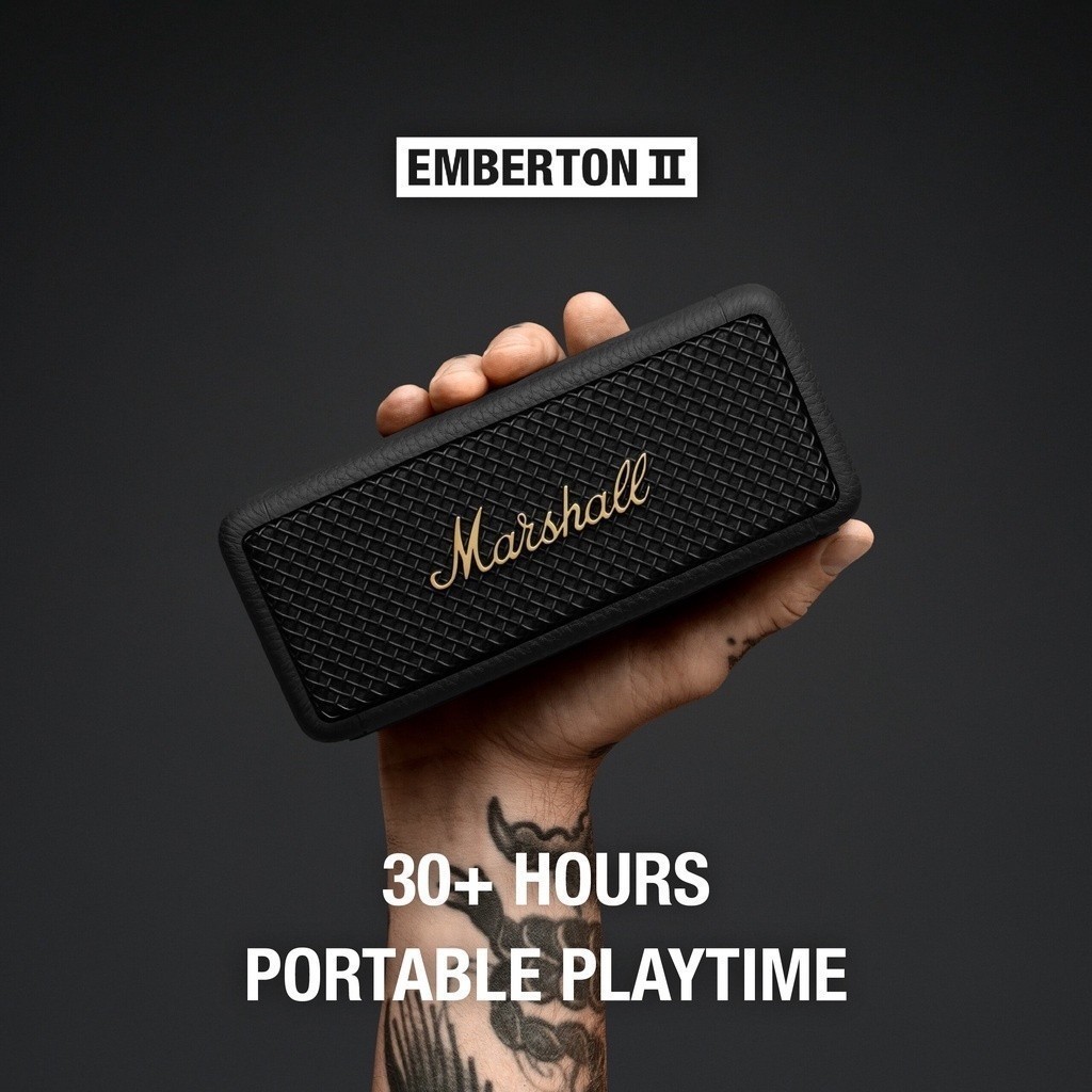 Loa Bluetooth Marshall EMBERTON II Di Động - Pin lên tới 30 giờ - Bảo ...